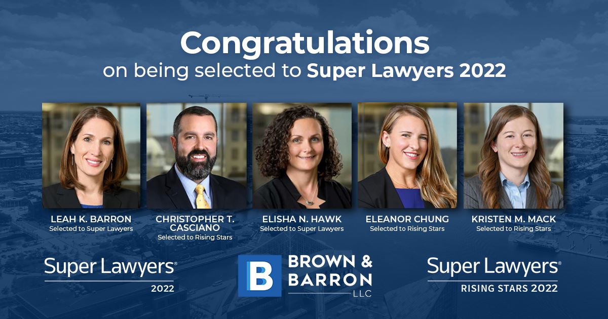Super Lawyers® And Rising Stars Lists Brown & Barron Lawyers