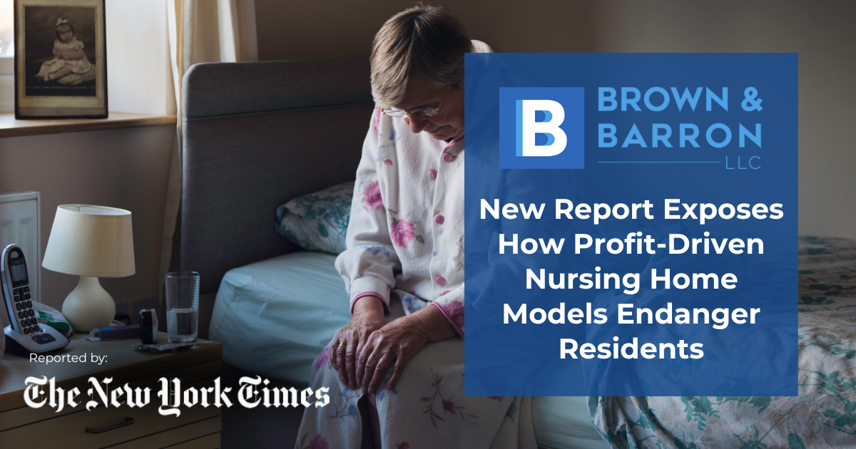 NJ Report Highlights How Profit-Driven Nursing Home Models Harm Residents